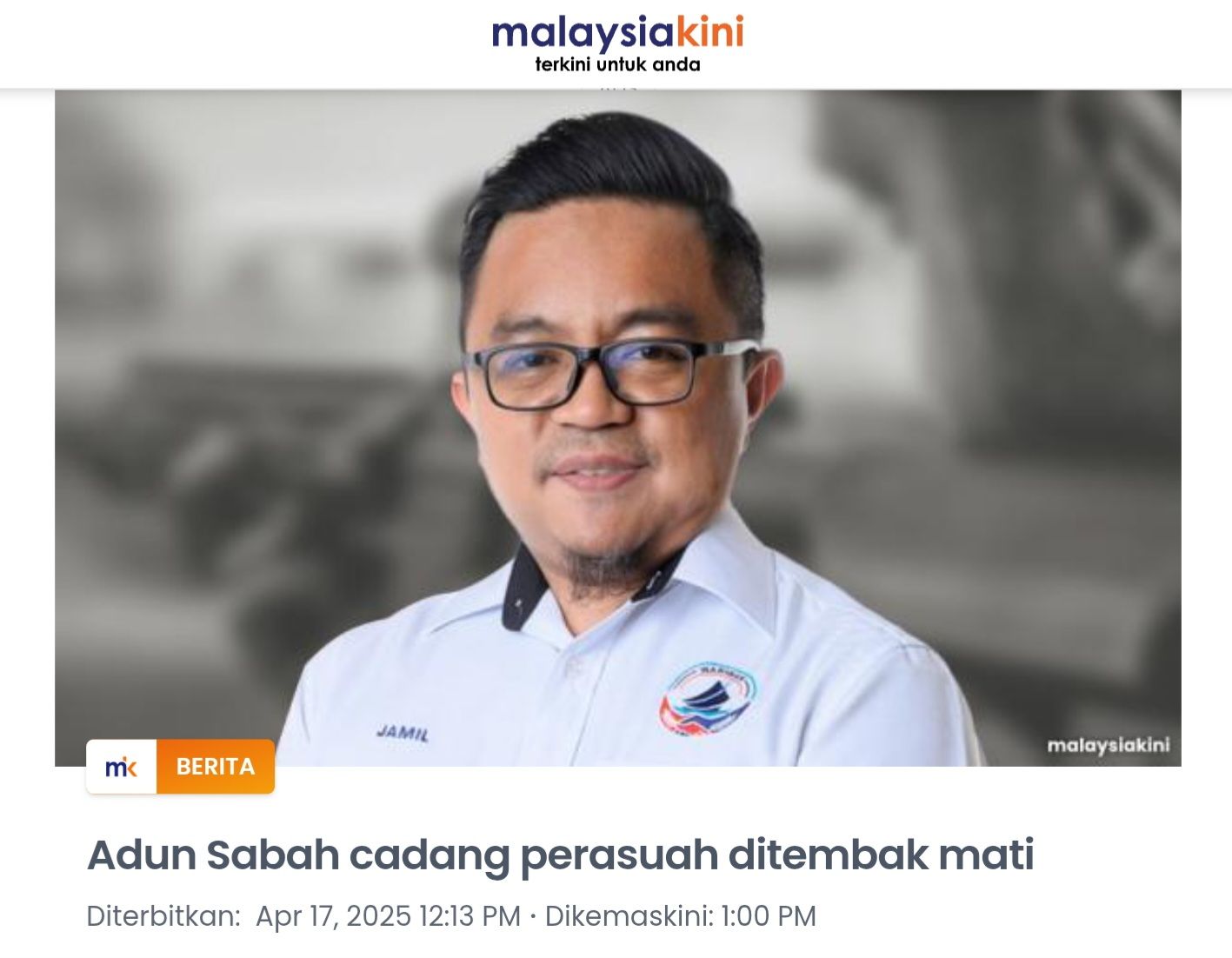 Hukum Mati Rasuah? Nah Pupus Kepimpinan Warisan Sampai Semut ...